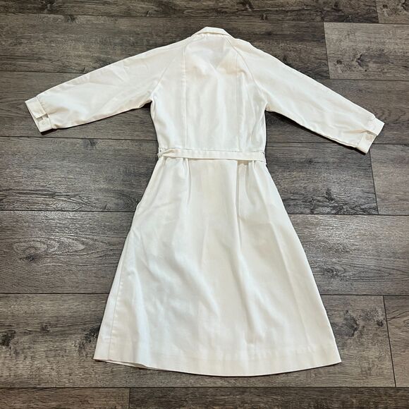 White Swam | Dresses | Vintage 7s White Swan Nurse Uniform Dress Belted ...